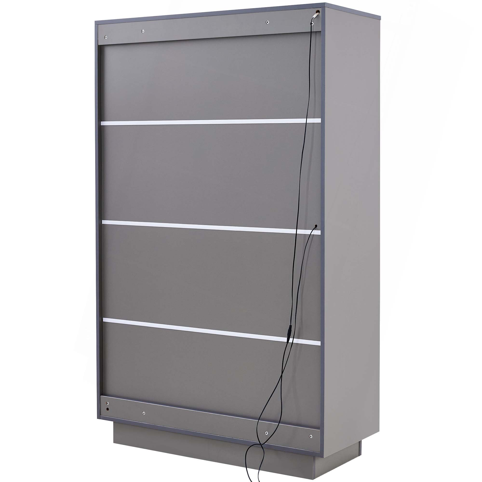 Wrought Studio™ 60.6'' Tall Display Cabinet With Tempered Glass Door ...