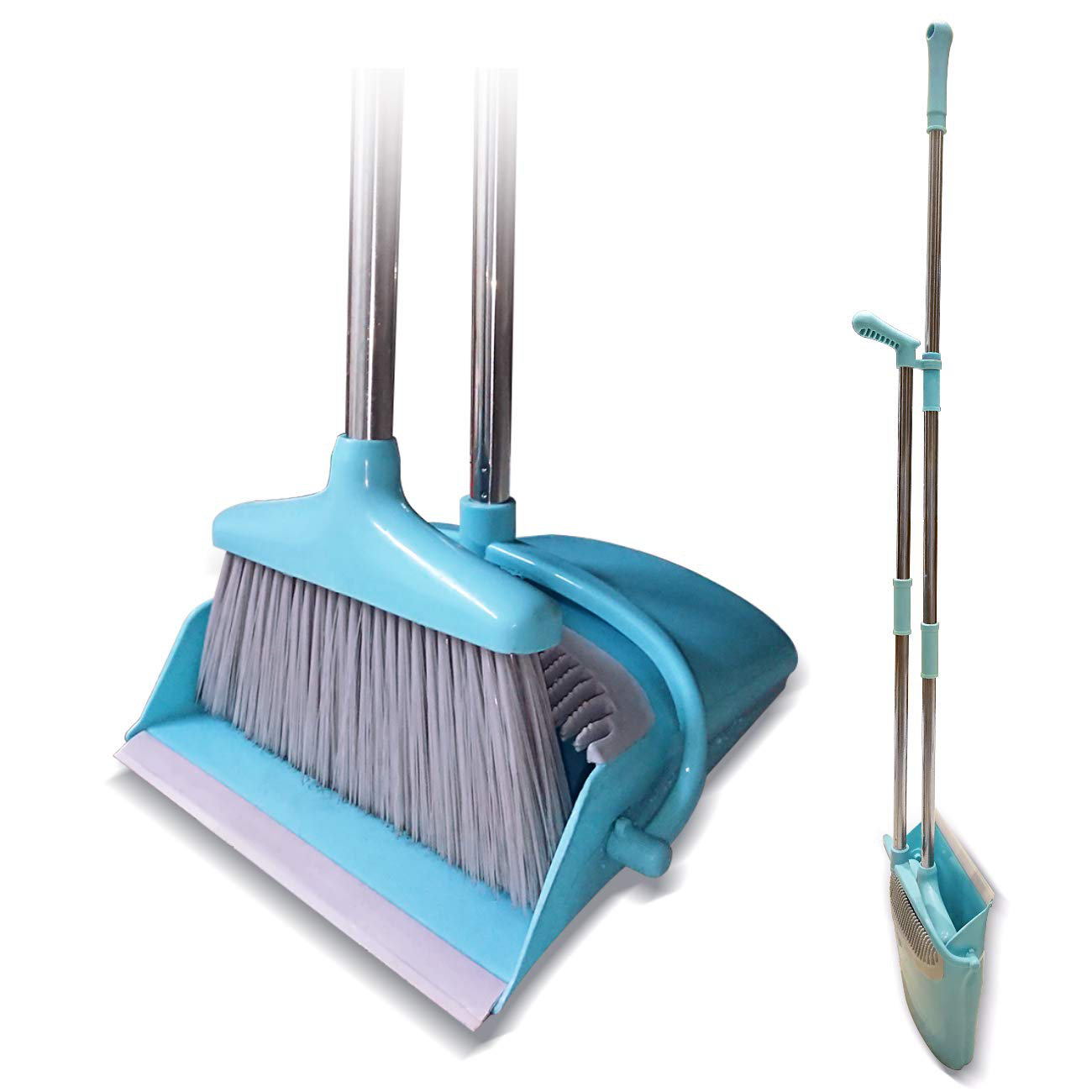 Porisen Lightweight Broom and Dustpan - Wayfair Canada