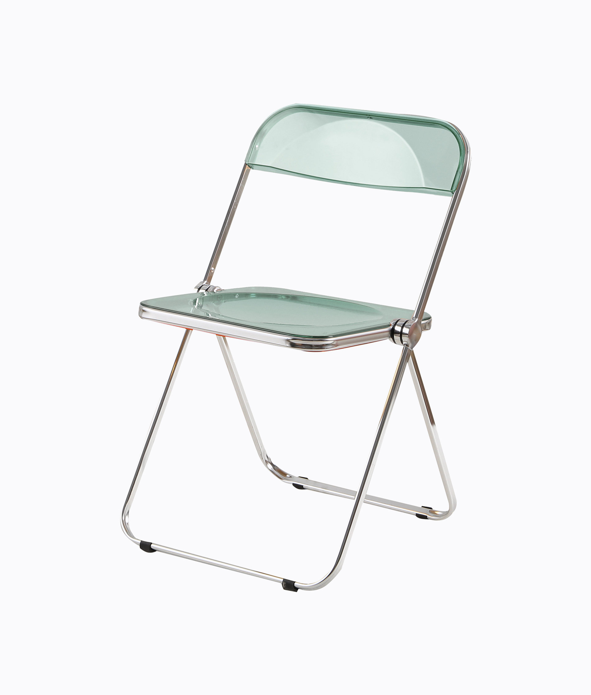 Wrought Studio™ Folding Chair Transparent Chairs-Ghost Stackable ...