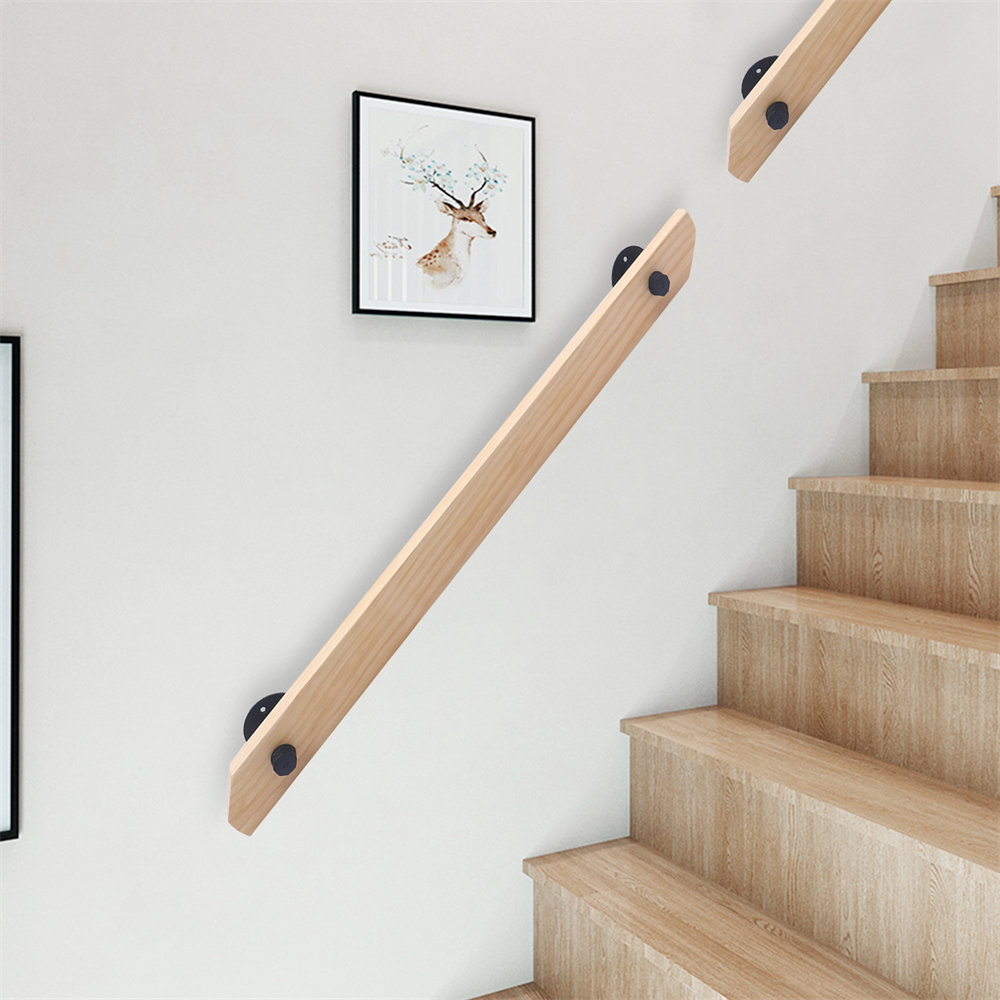 SUNYOU 3.15" x 39.37" x 1.18" Stair Hand Corridor Railing & Reviews ...