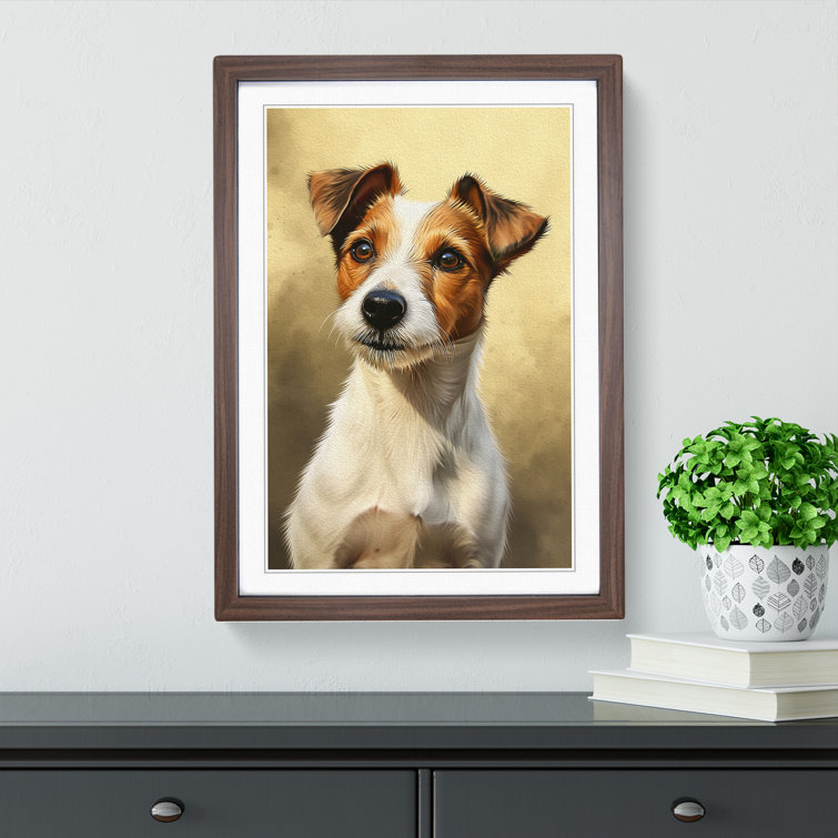 Big Box Art Jack Russell Realism - Single Picture Frame Art Prints on ...