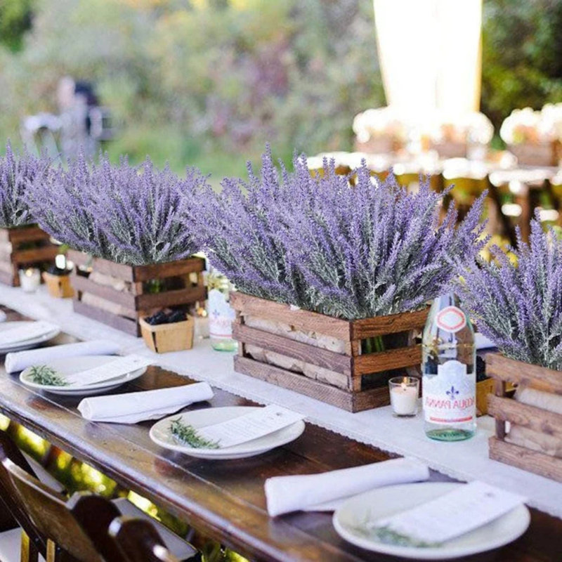 Primrue 6 Bundles Artificial Lavender Plant Lavender Flowers Lavender ...
