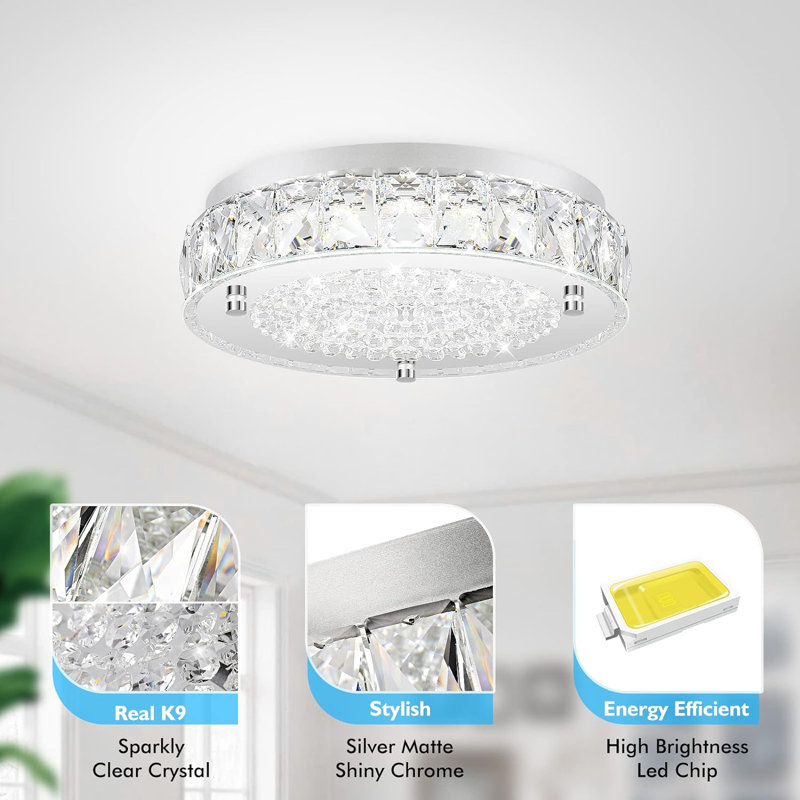 House of Hampton® Janci Glass LED Chandelier | Wayfair
