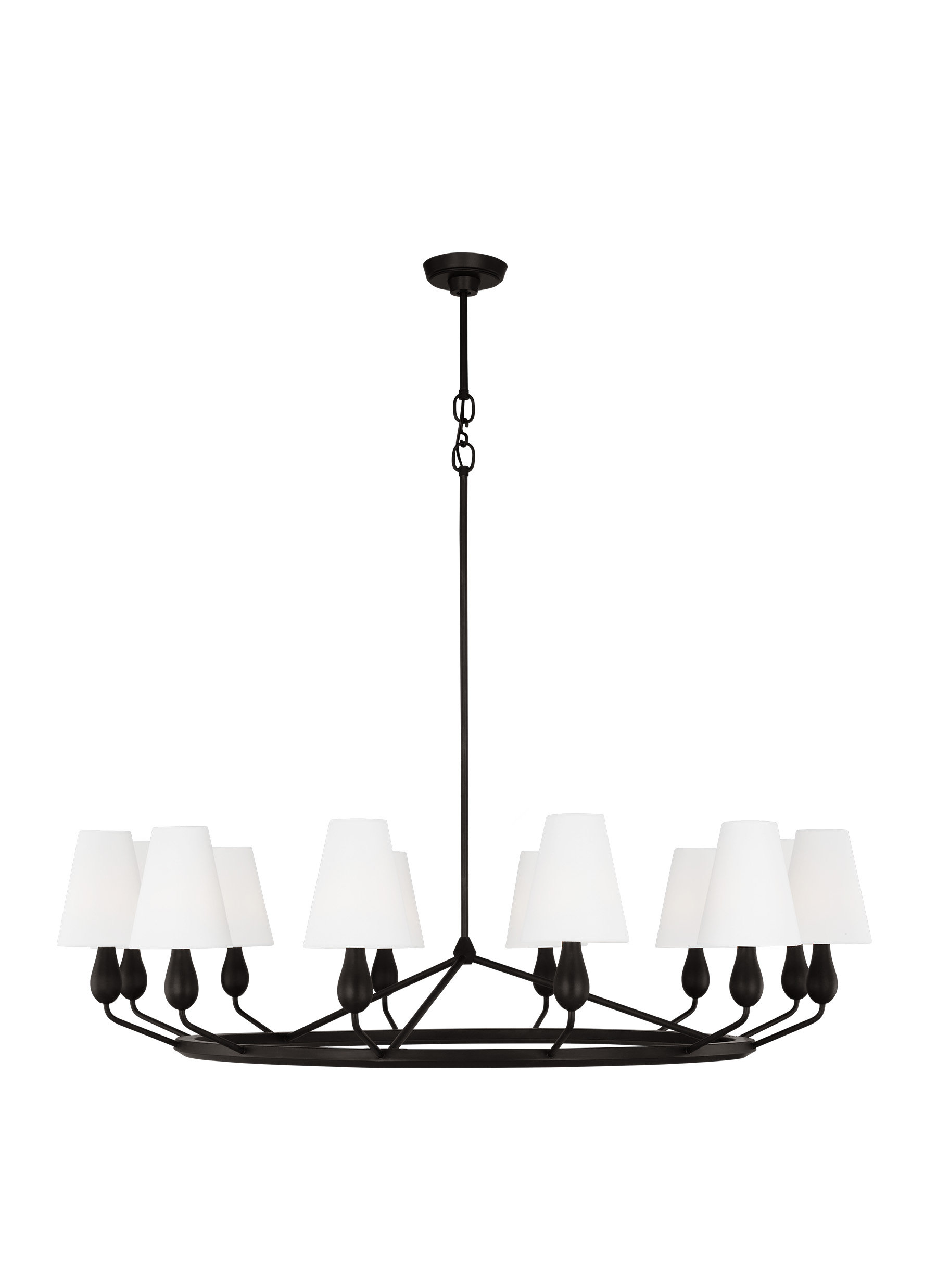 Visual Comfort Studio Ziba 12 - Light Wagon Wheel Chandelier | Perigold