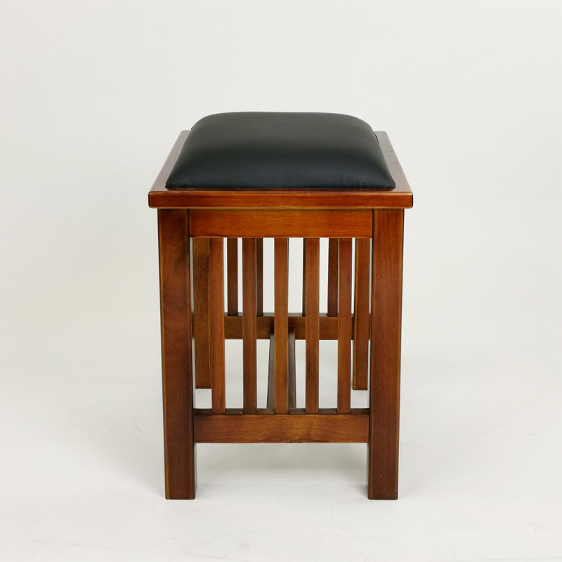Alcott Hill® Madison Solid Wood Accent Stool & Reviews | Wayfair