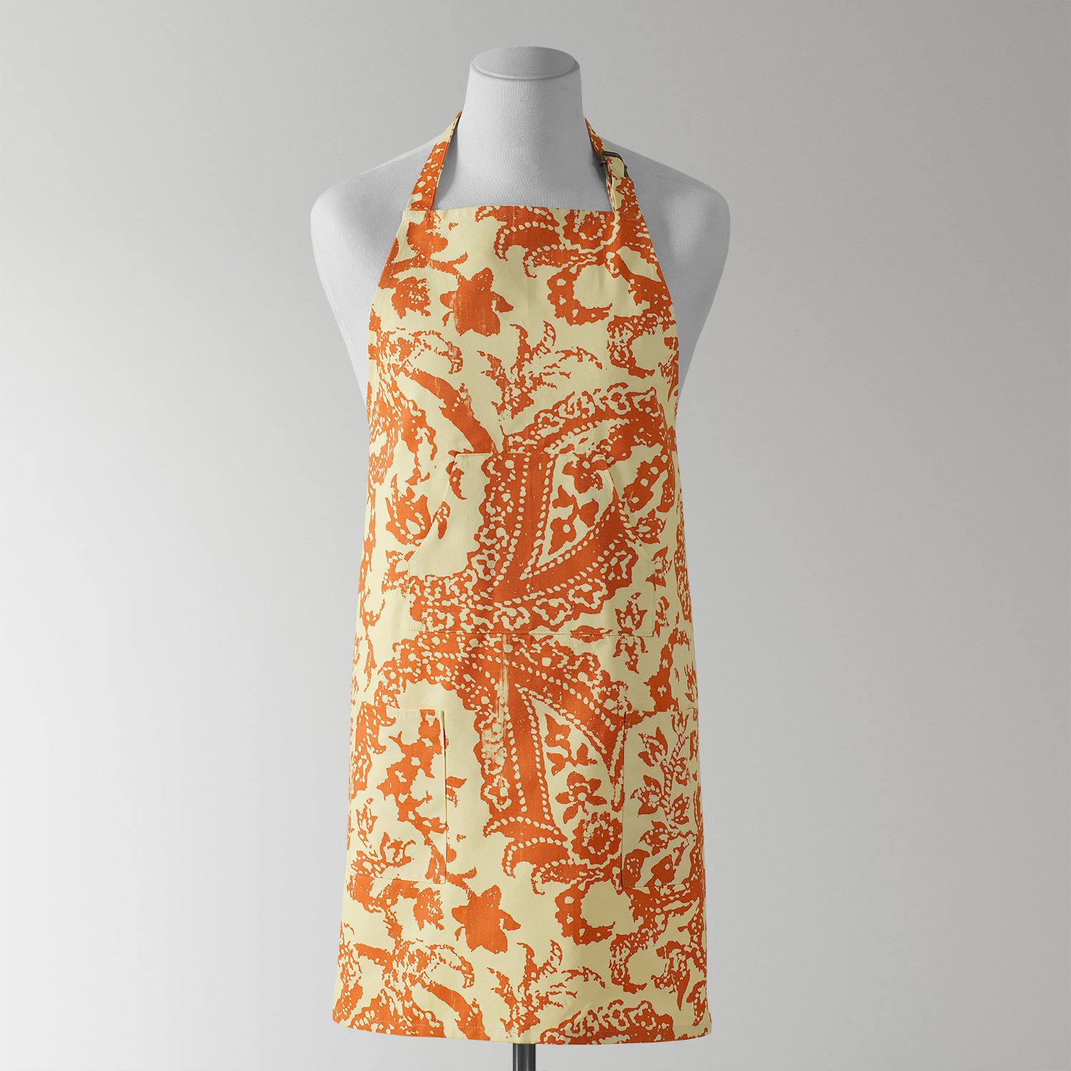 Canora Grey Edina Printed Cotton Kitchen Apron with Pockets Adjustable ...