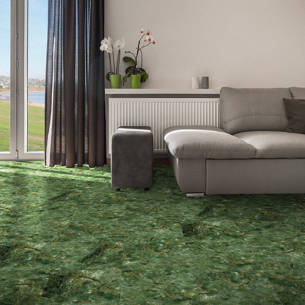 Perfection Floor Tile Gemstone 5'' Thick 20'' W x 20'' L Vinyl ...