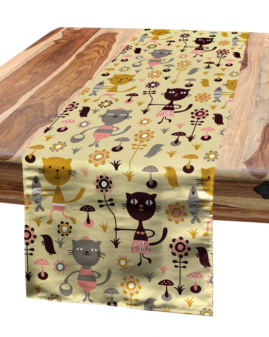 East Urban Home Cat Table Runner | Wayfair