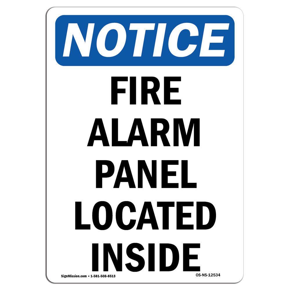 SignMission Fire Alarm Panel Located Inside Sign | Wayfair