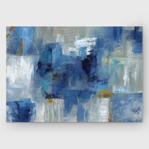 Wade Logan® Blue Morning - Wrapped Canvas Painting Print & Reviews ...