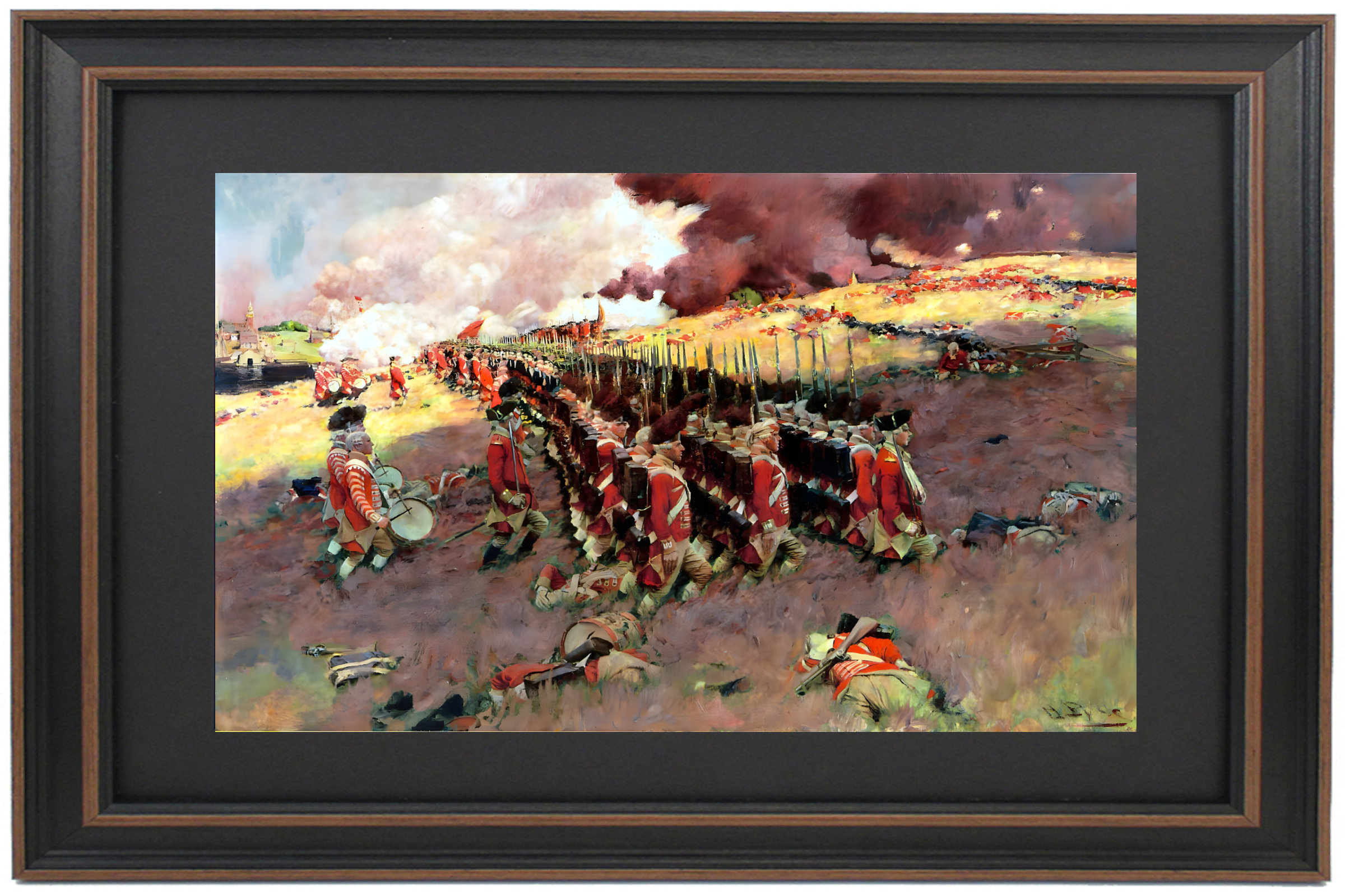 Alcott Hill® Bunker Hill by Howard Pyle | Framed Print | Wayfair