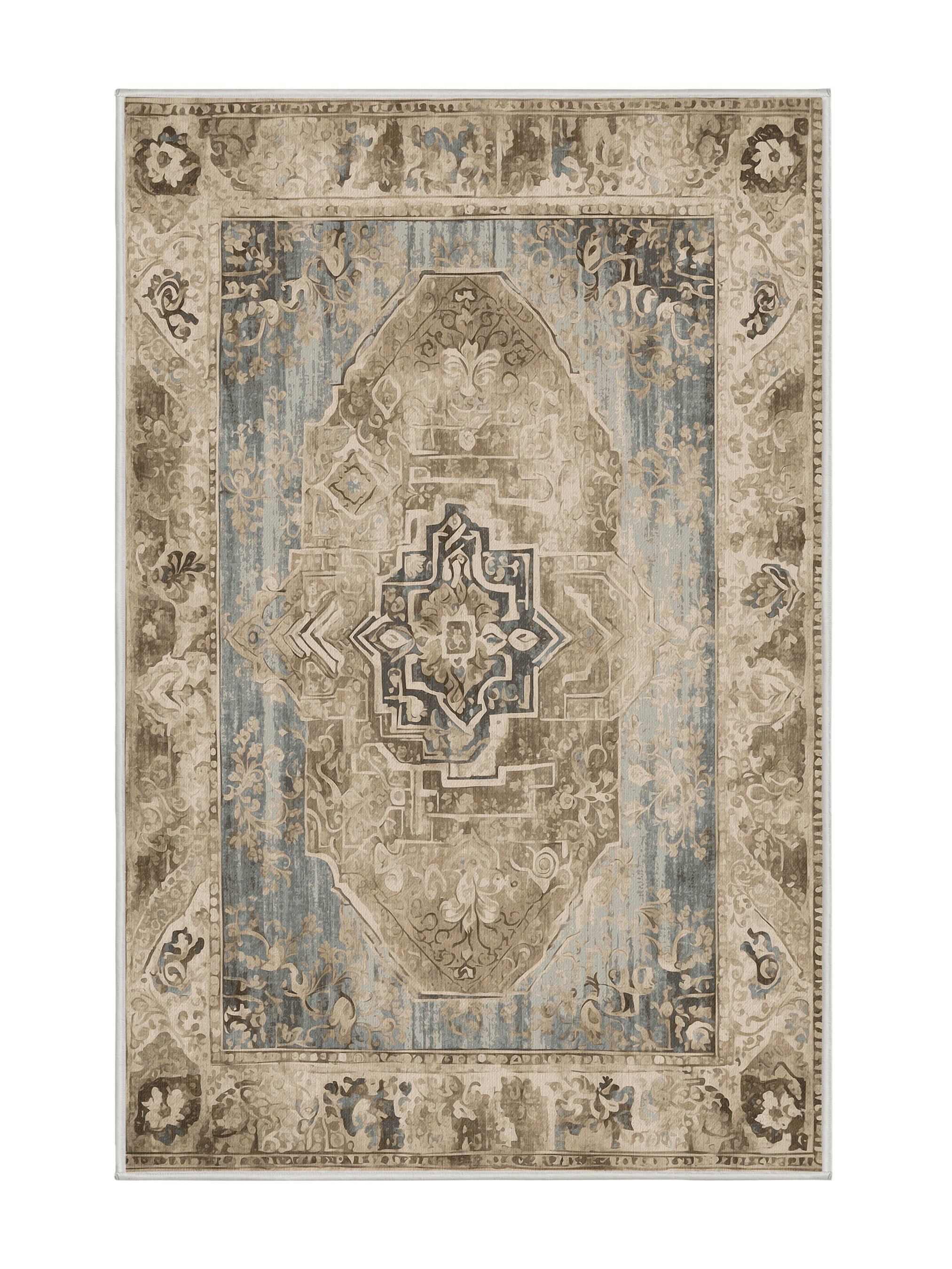 Bungalow Rose Ornate Horizon Rug | Wayfair