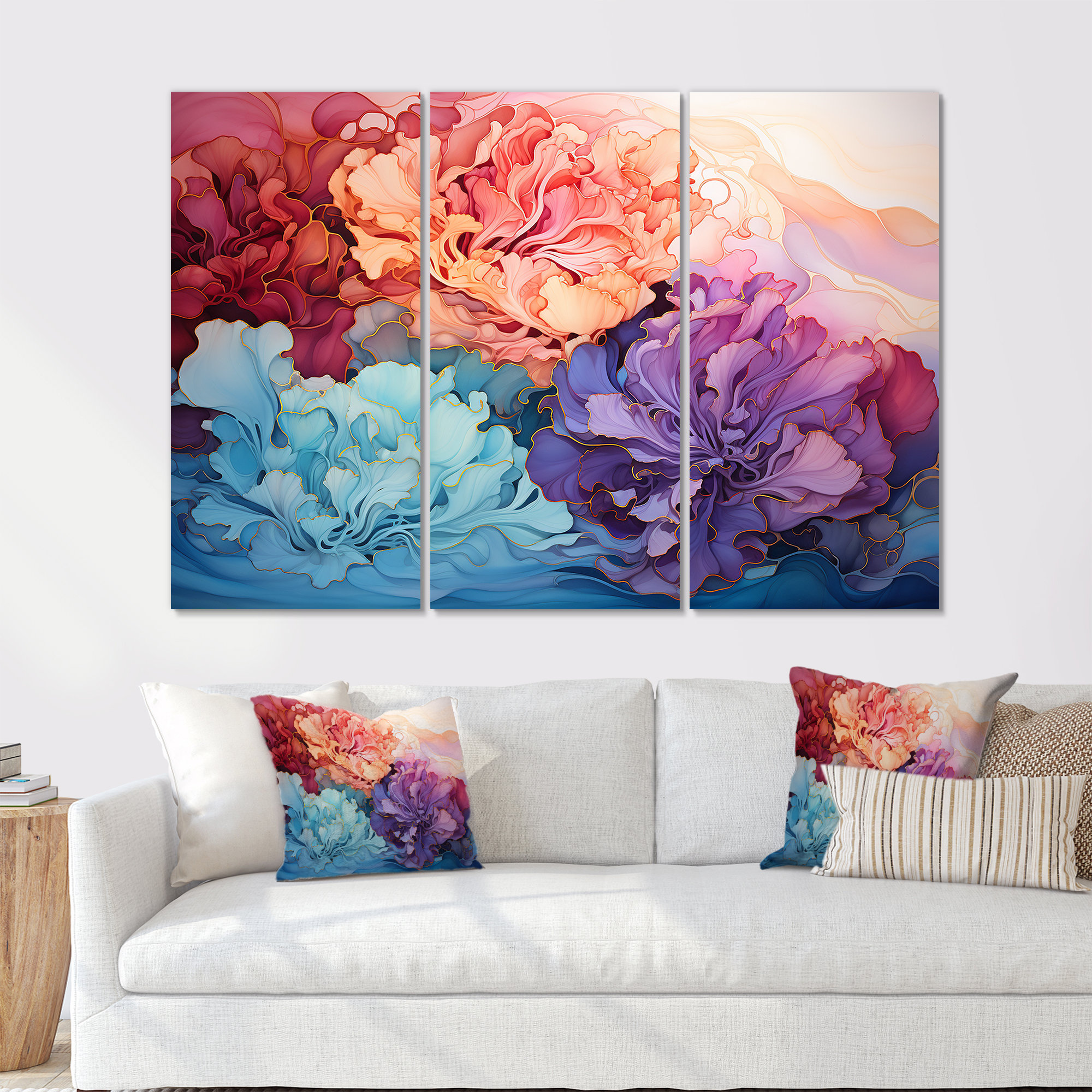 Ivy Bronx Colorful Heavenly Horizons - Sky Wall Art Living Room Set ...