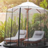 Symple Stuff Hartwig Mosquito Net for Patio Umbrellas - Bug Screen for ...