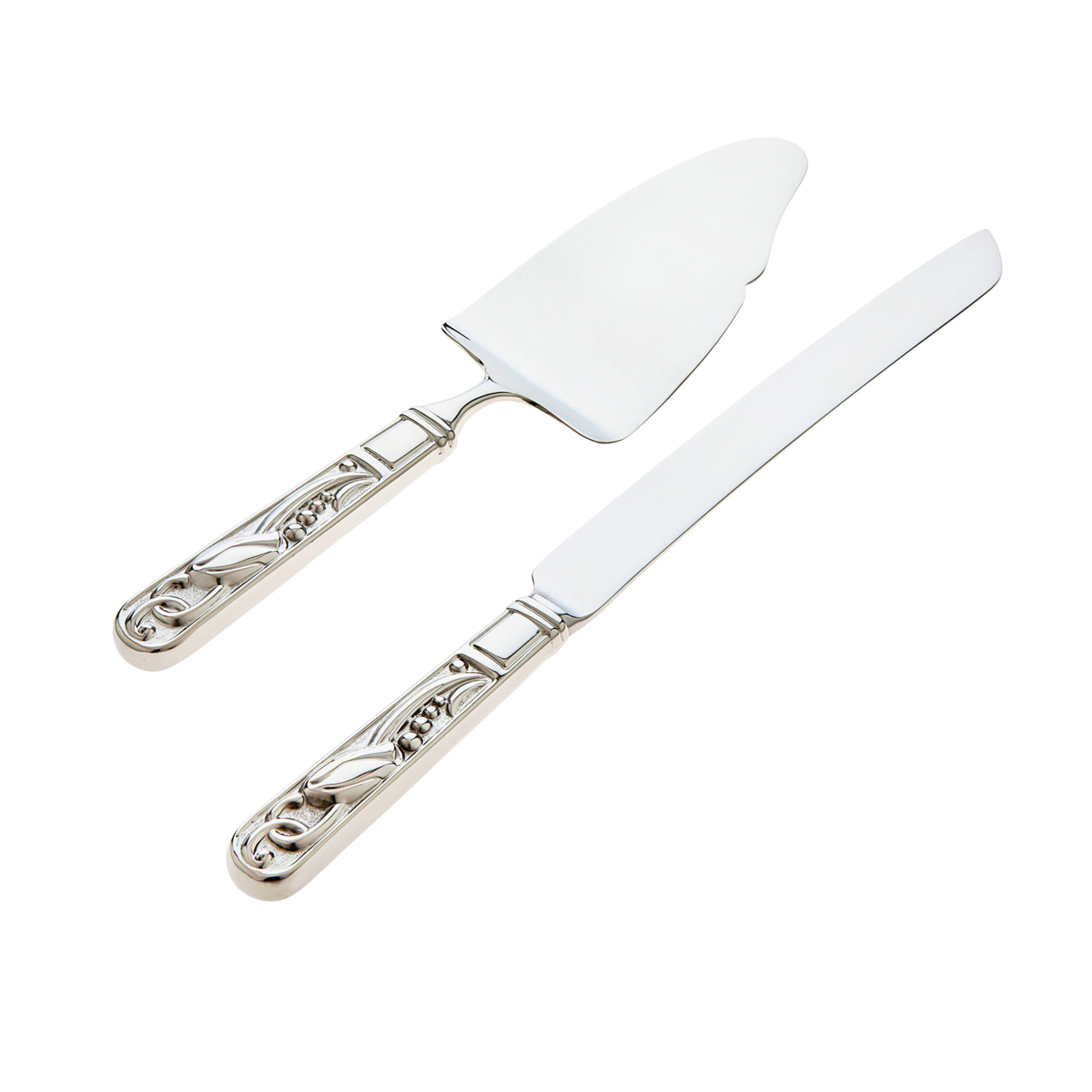 Godinger Silver Art Co Primavera 18/10 Stainless Steel Cake Server Set ...