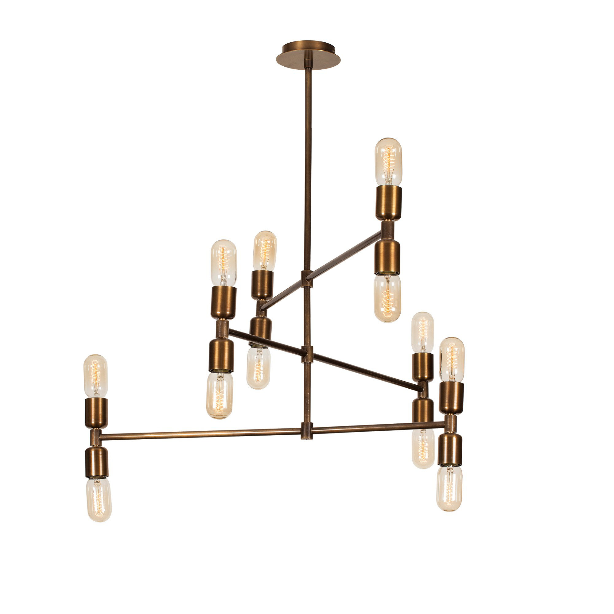 East Urban Home Galligan 12 - Light Unique / Statement Bulb Pendant ...