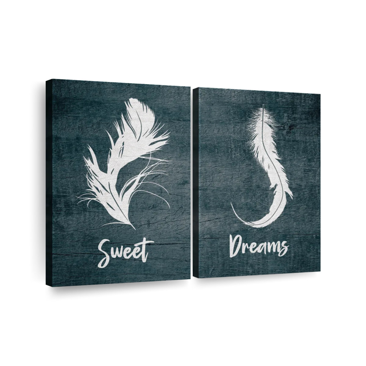 Trinx Sweet Dreams Feathers Multi Piece Canvas Print - Wayfair Canada
