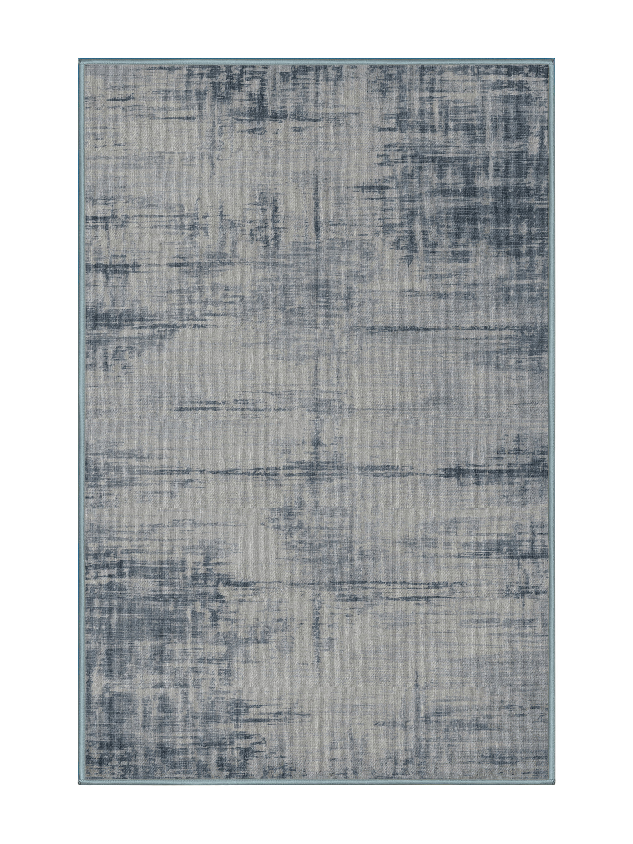 Hokku Designs Machine Washable Abstract Blue Area Rug | Wayfair