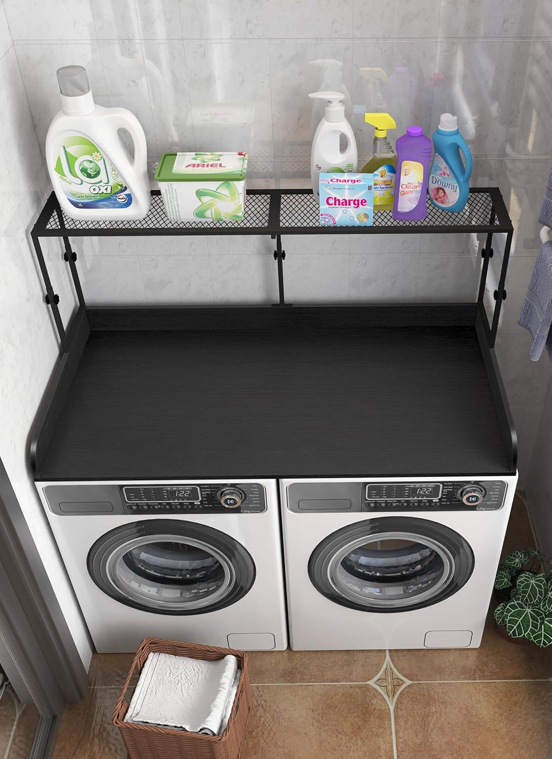 CHUANGWENYI Washer Dryer Countertop, Laundry Countertop,Laundry Room ...
