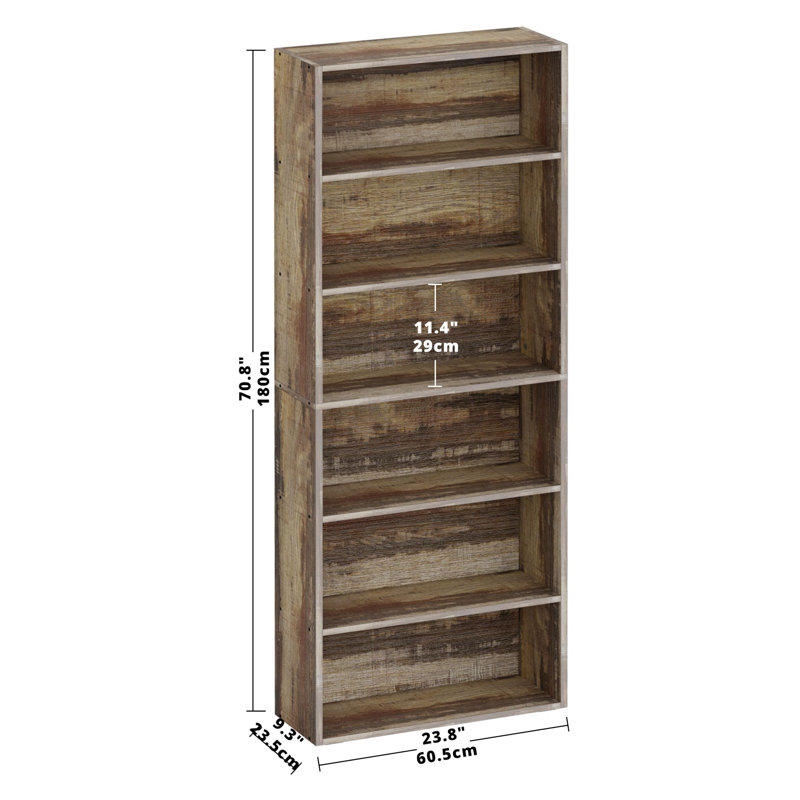 Loon Peak® Kaedyn Book Cabinet Bookcase | Wayfair
