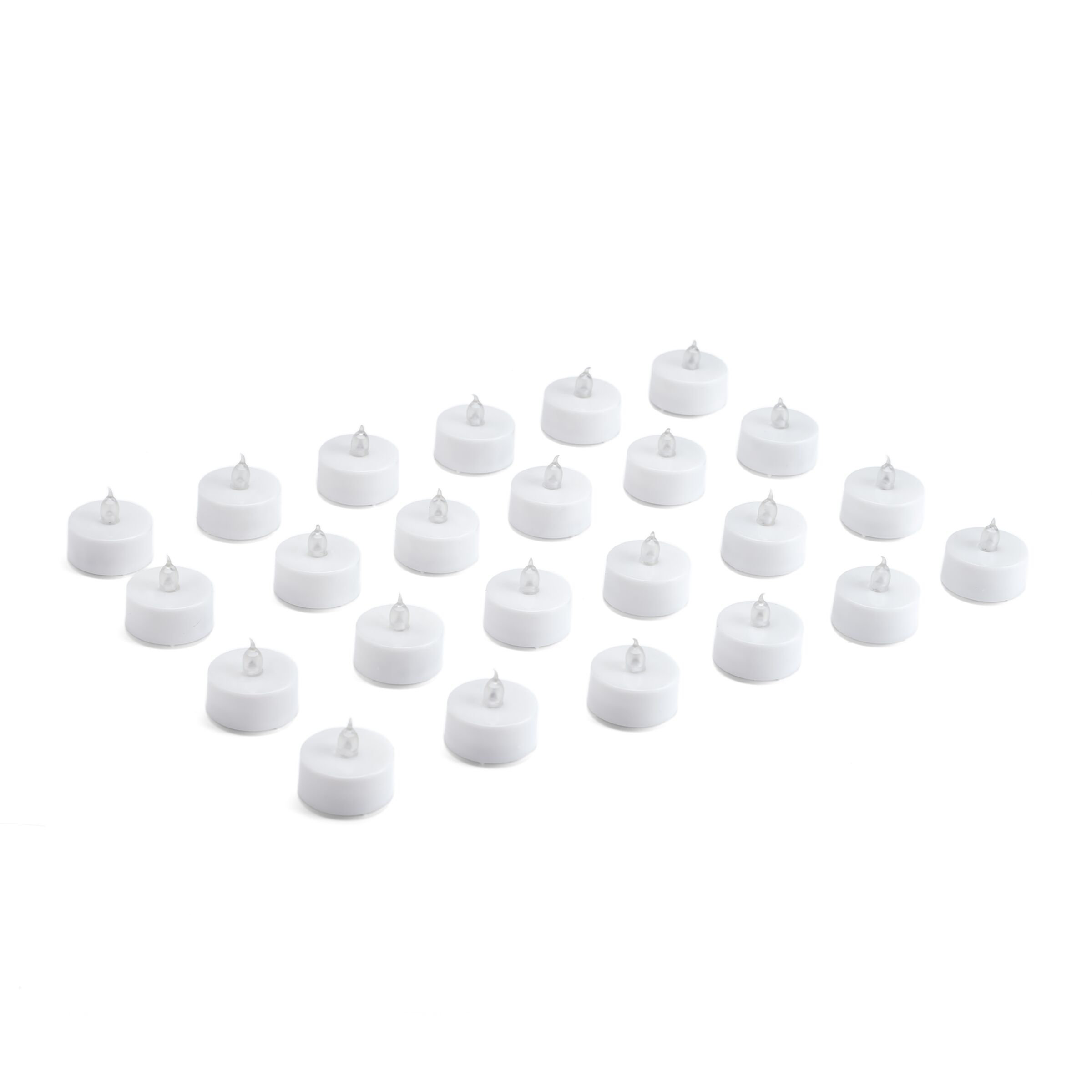 Mikasa White LED Tea Lights, Set Of 24 | Wayfair