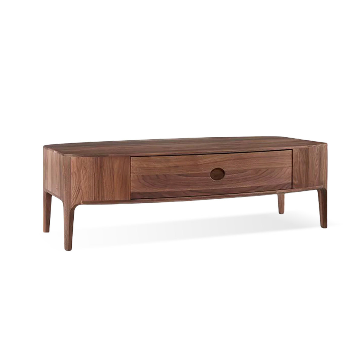 Open Edge Sports Nut-brown Solid Wood Rectangular Coffee Table | Wayfair
