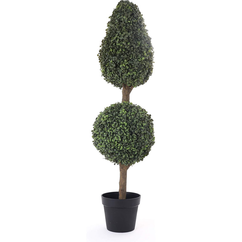 Bornbridge Artificial Pinnacle Topiary Tree (Boxwood / 4')(2) - Wayfair ...