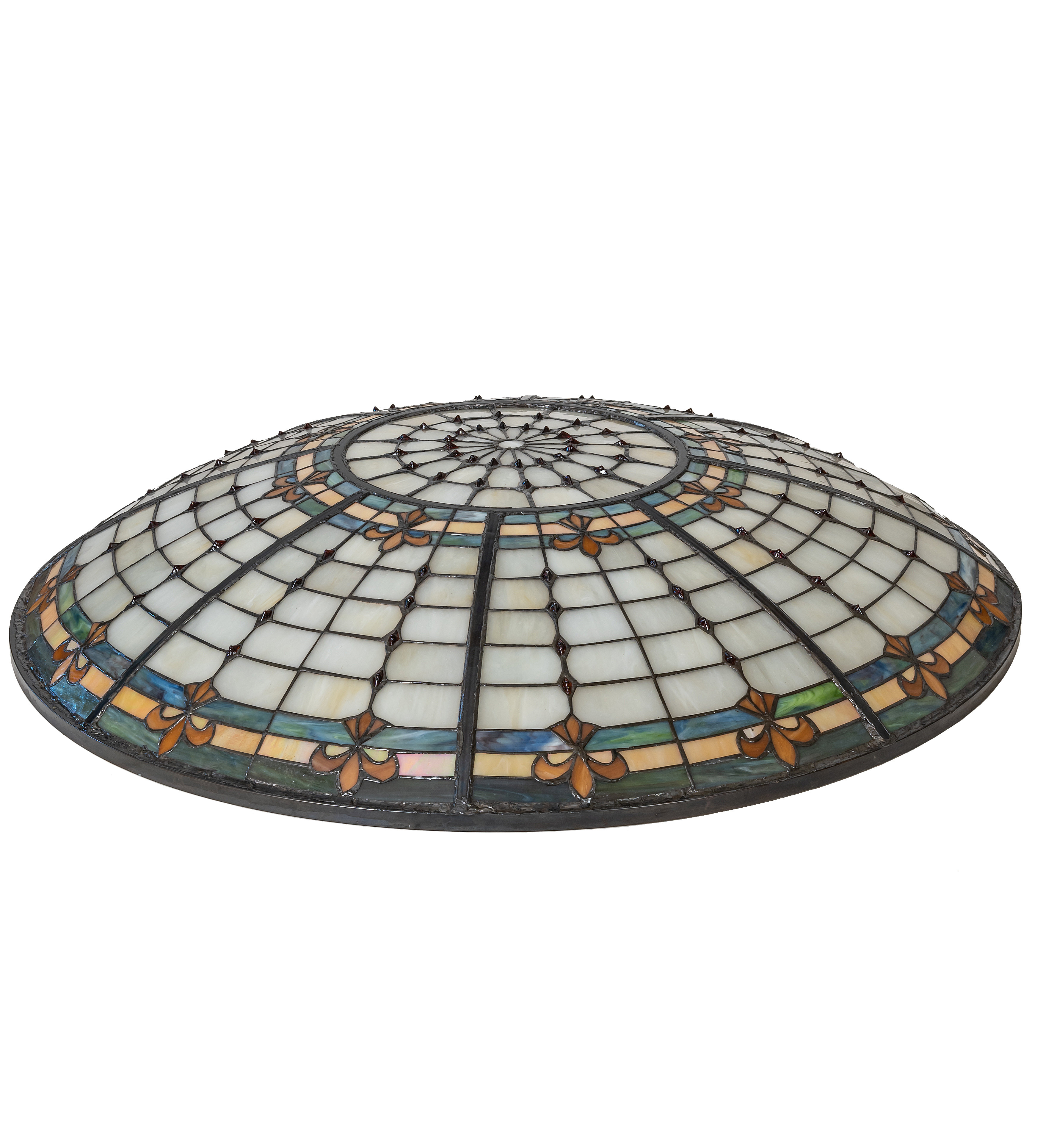 Bloomsbury Market 36" Wide Fleur-De-Lite Shade | Wayfair