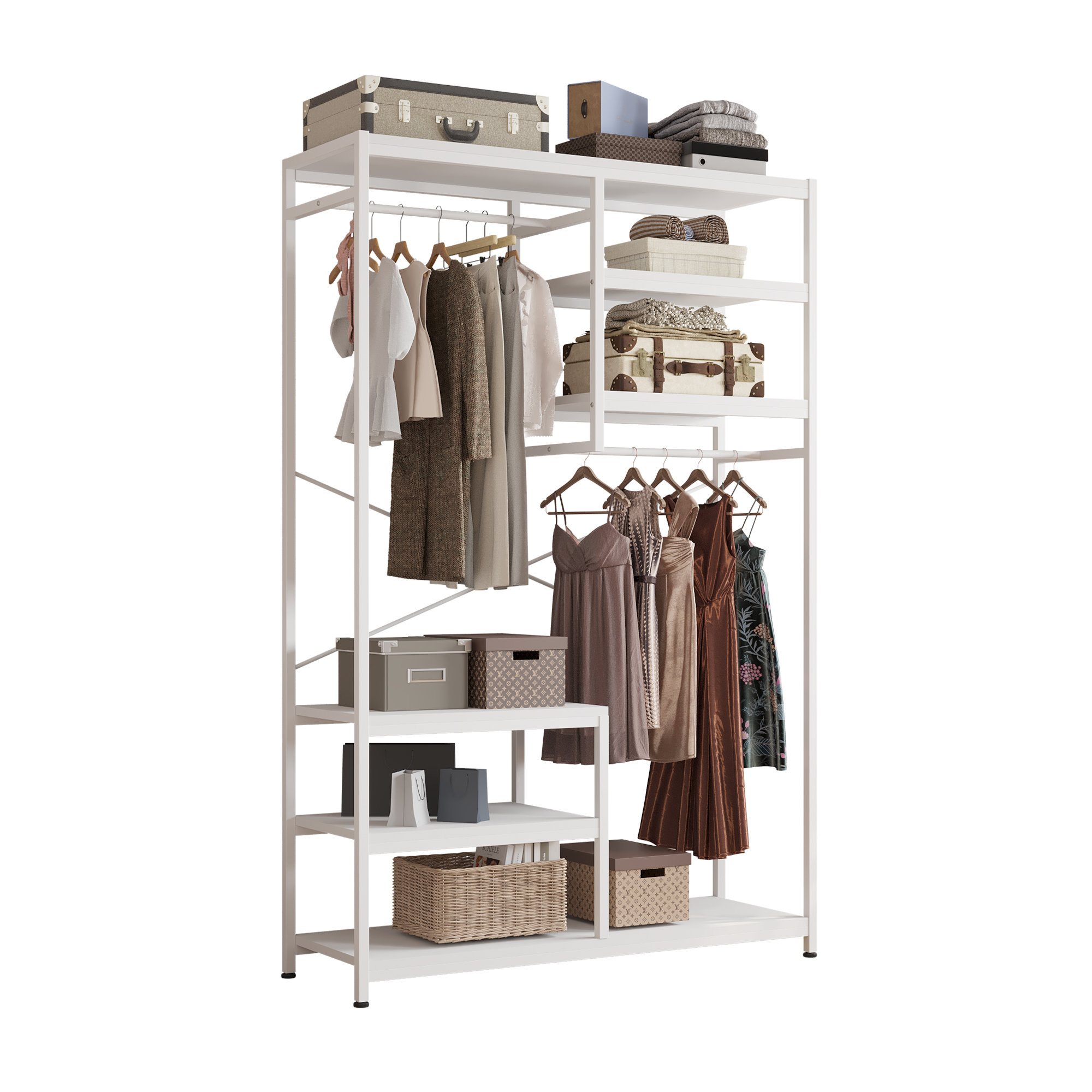 Latitude Run® Reldon 47.2" W Heavy Clothes Racks & Garment Racks | Wayfair
