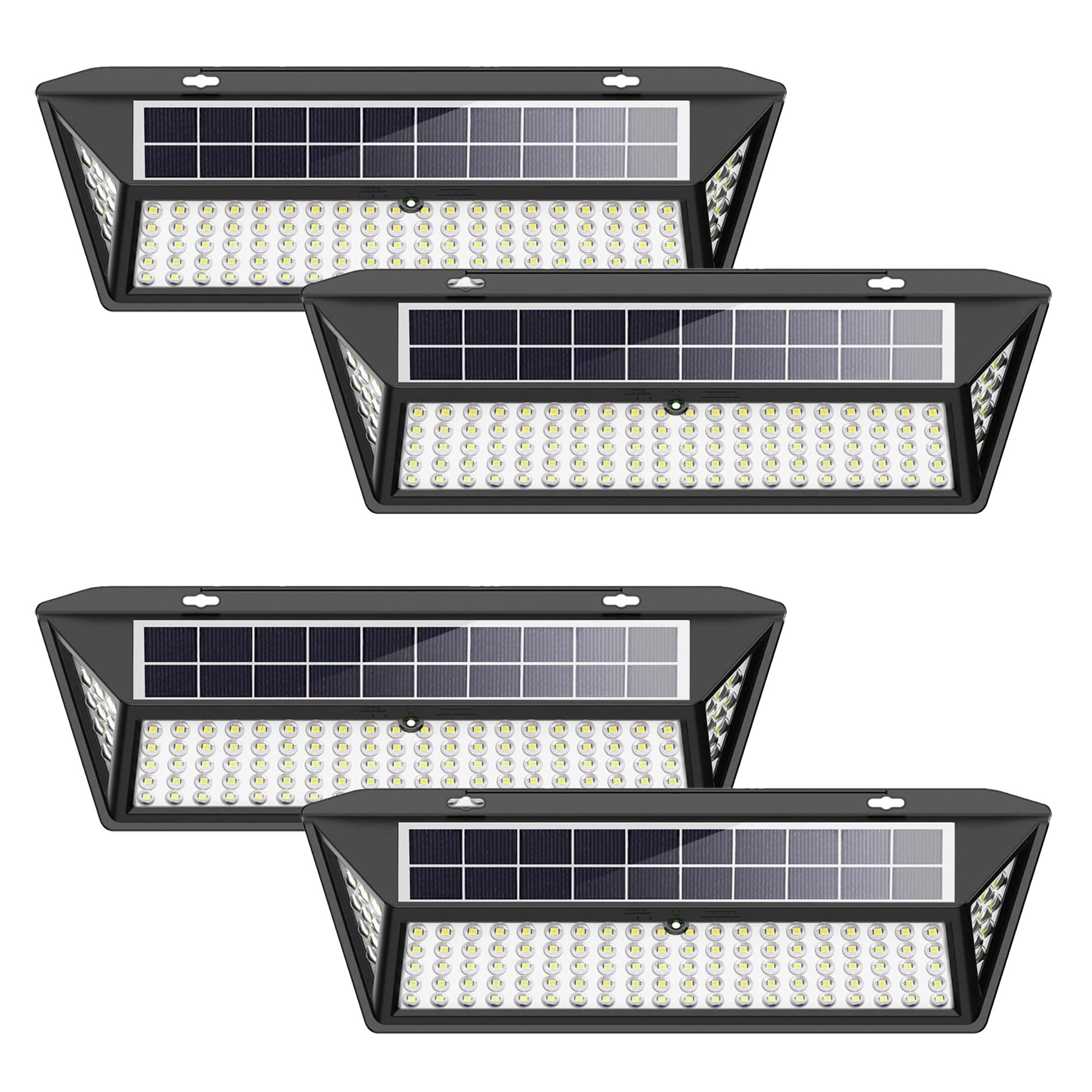 Arlmont & Co. Kordarius 118-Watt LED Solar Power Dusk to Dawn Battery ...