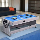 IQOWEL 8' Multi Game Pool Table | Wayfair