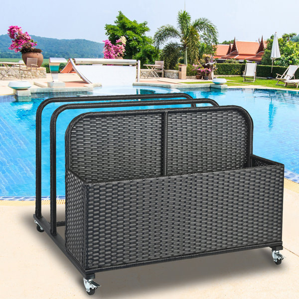 Patio Novagarden Poolside Float Storage Organizer, Pool Toy Storage ...