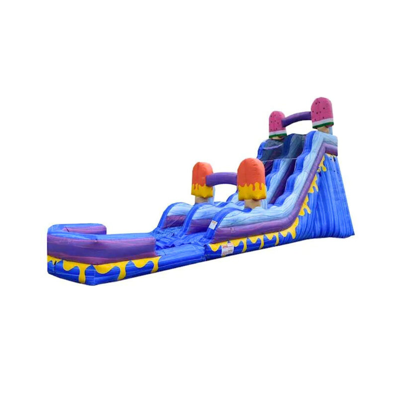 JumpOrange 19' Ice Pops Commercial Grade Water Slide with Detachable ...
