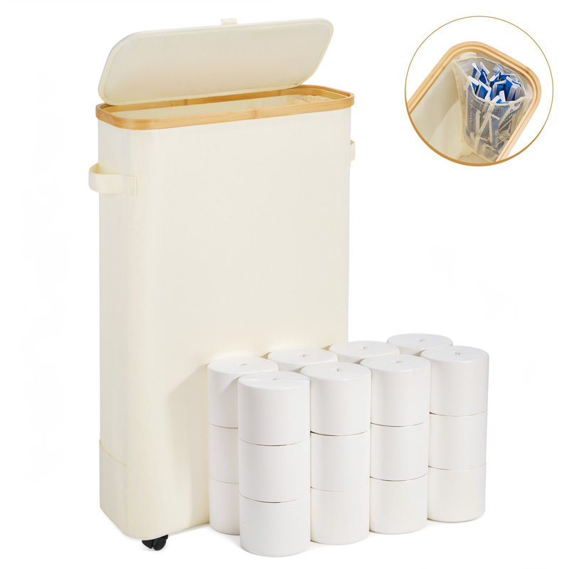 Vicyak 52L Extra Large Toilet Paper Organizer Basket | Wayfair