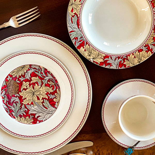 STP Goods Autumn Garden Fine China Dinnerware Set - Service for 4 ...