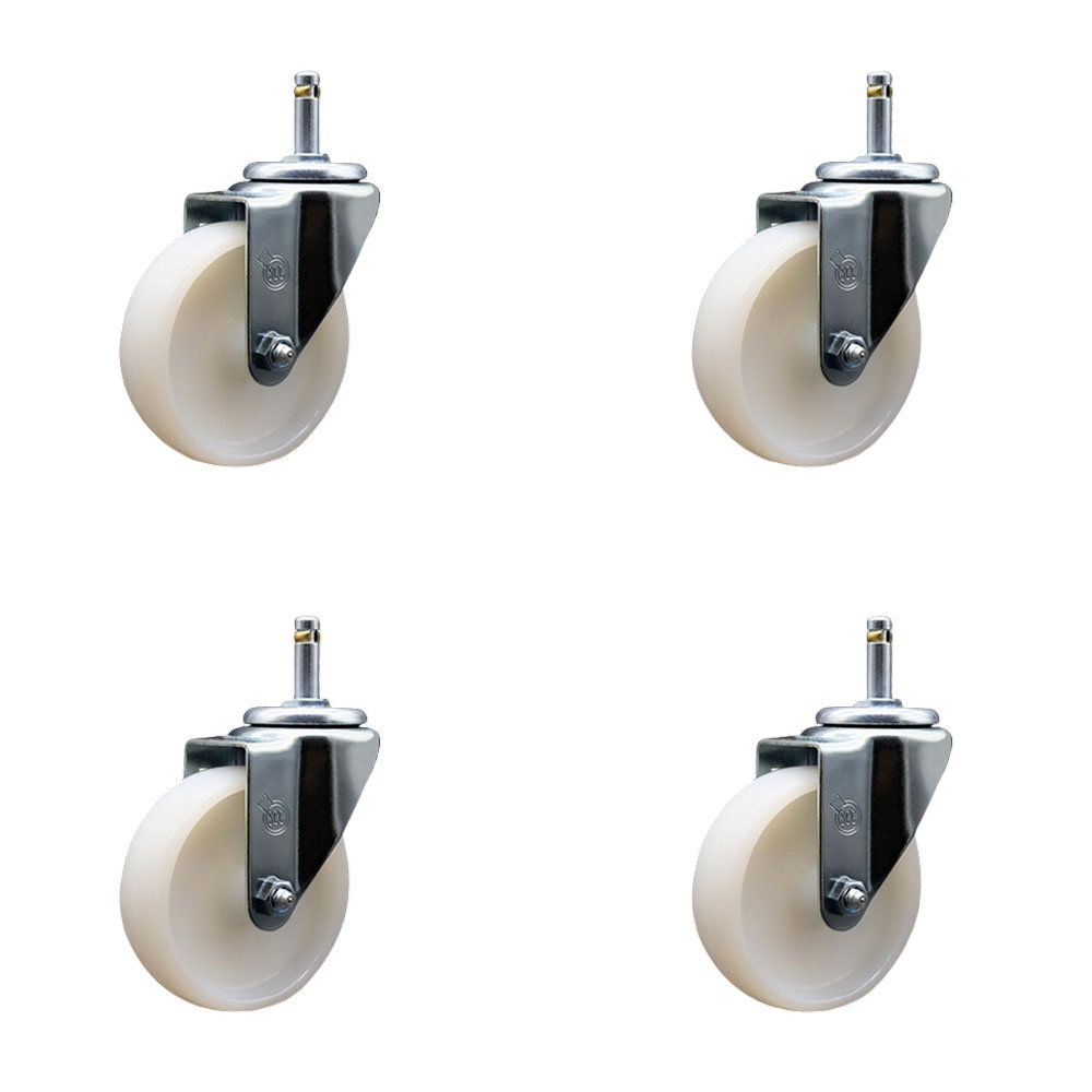 Service Caster Grip Ring Stem Caster Set | Wayfair