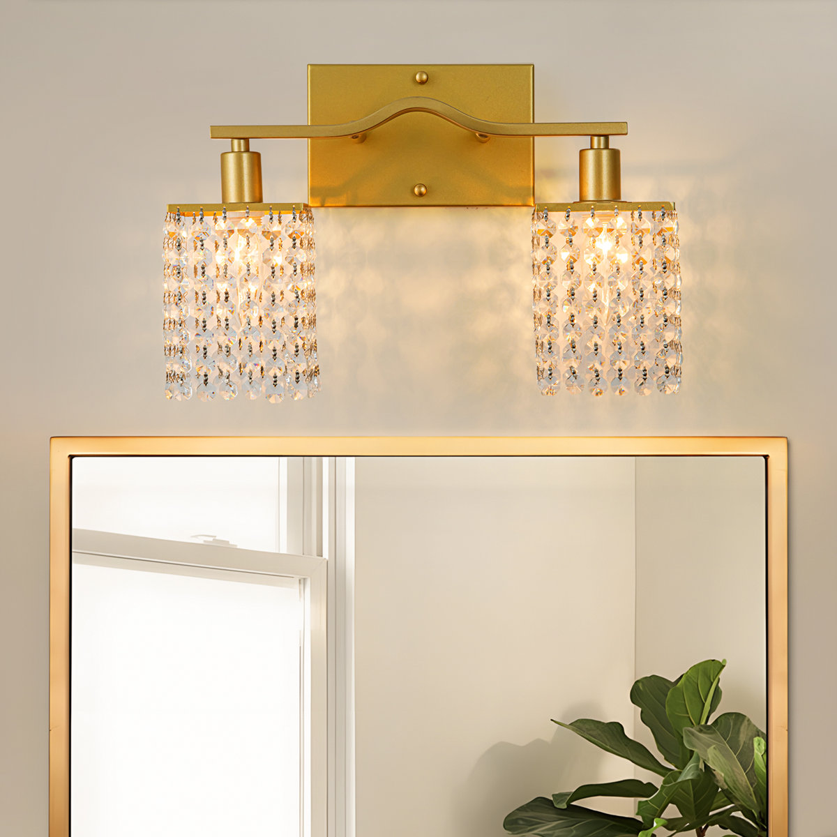 Mercer41 Zakeya crystal wall lamps & Reviews | Wayfair