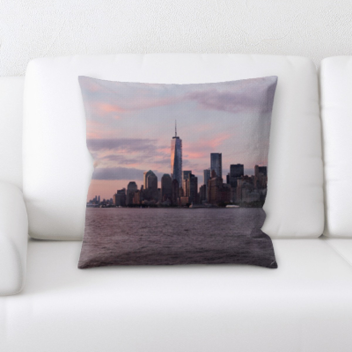 Hokku Designs Barnish New York City Shots Throw Pillow | Wayfair