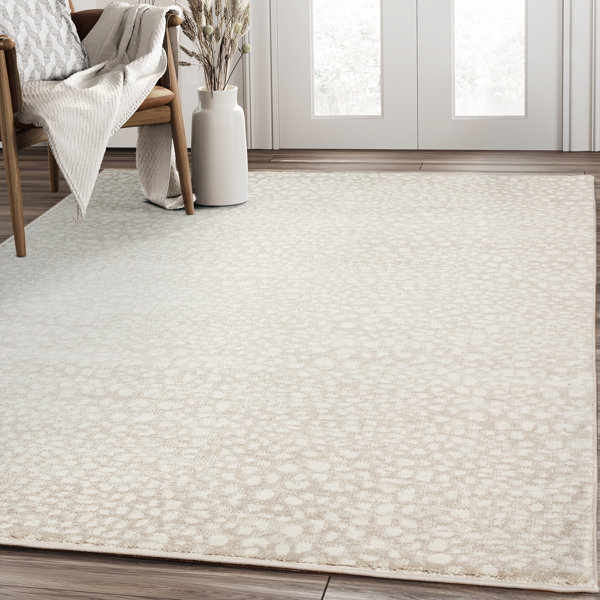 Dakota Fields Performance Beige Rug & Reviews | Wayfair