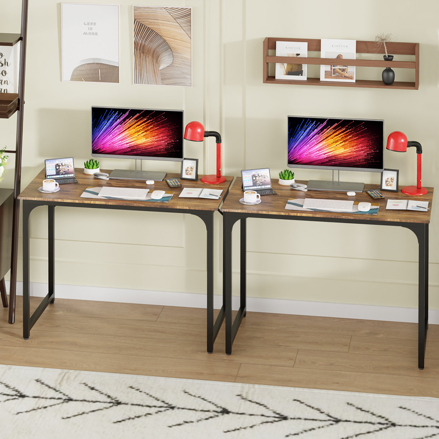 17 Stories 47 Inch Computer Desk Modern Simple Desk Study Desk Writing ...