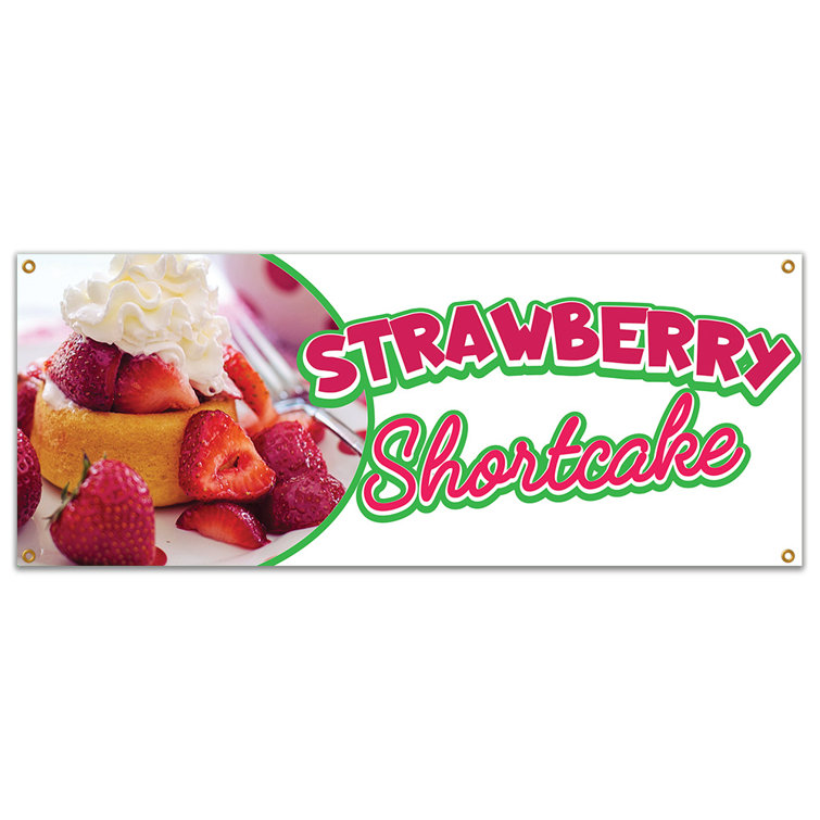 SignMission Strawberry Shortcake Banner | Wayfair