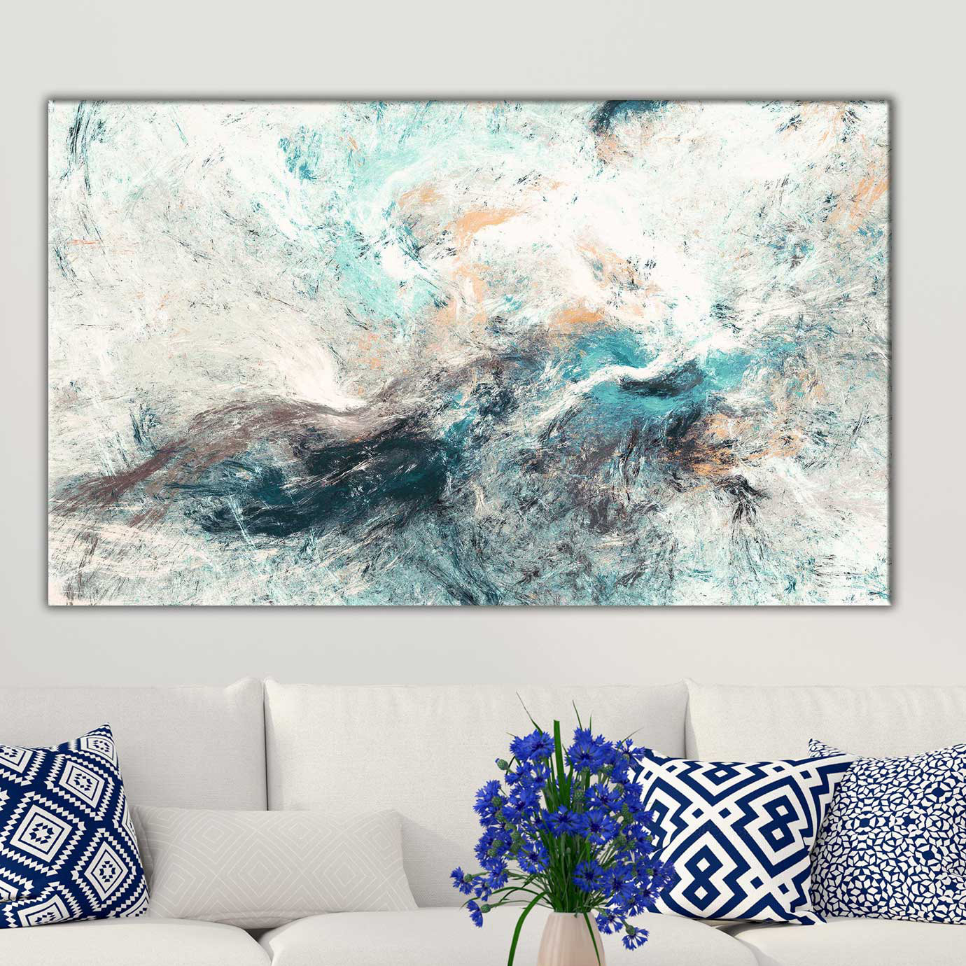 Wrought Studio 'Modern Expression' Acrylic Painting Print on Wrapped ...