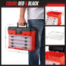 Stalwart Portable Tool Storage Box - Small Parts Organizer with 4 Multi ...