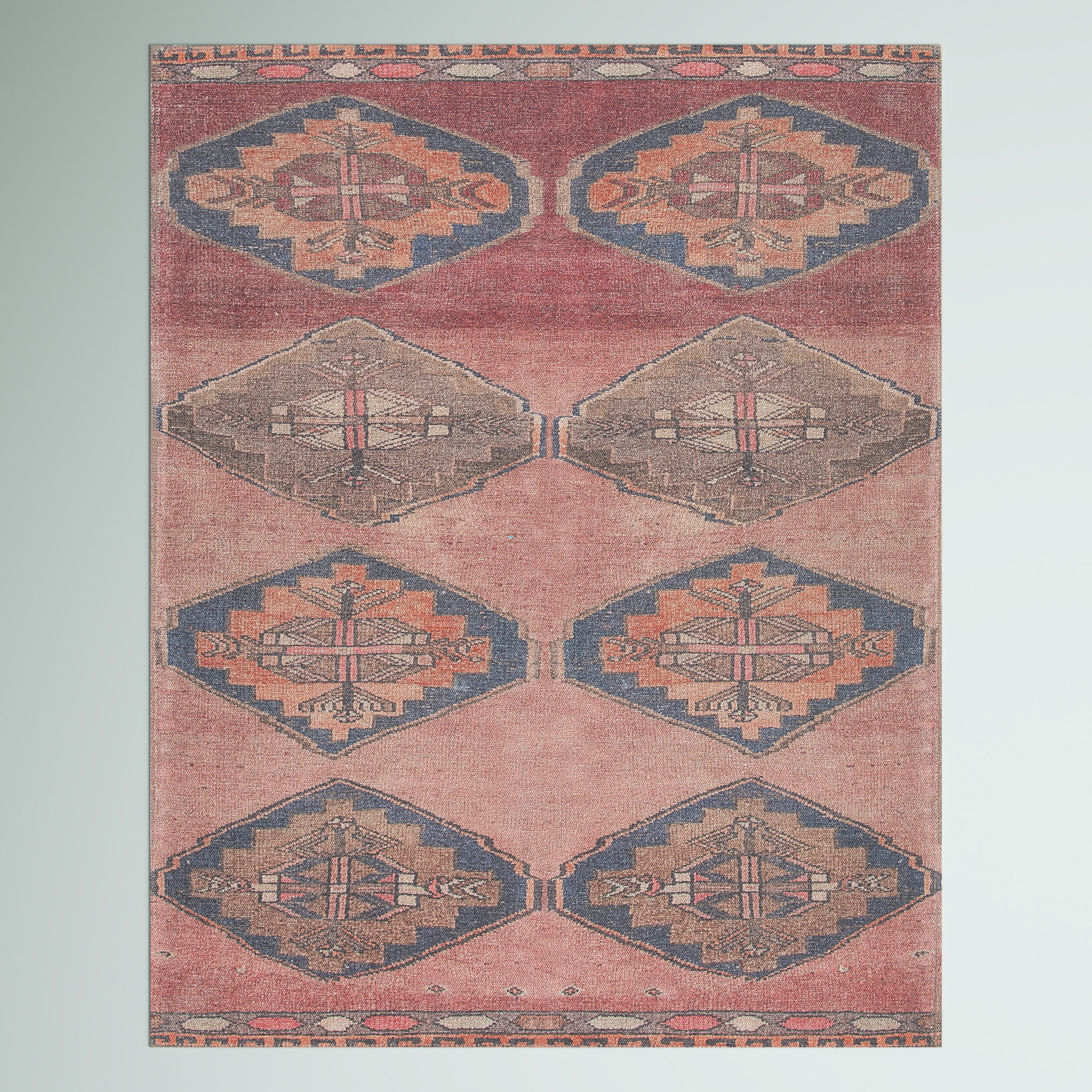 Kelly Clarkson Home Rhode Polyester Machine Washable Performance Rug ...