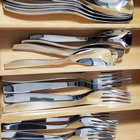 David Shaw Silverware Isla Stainless Steel Flatware Set - Service for 4 ...