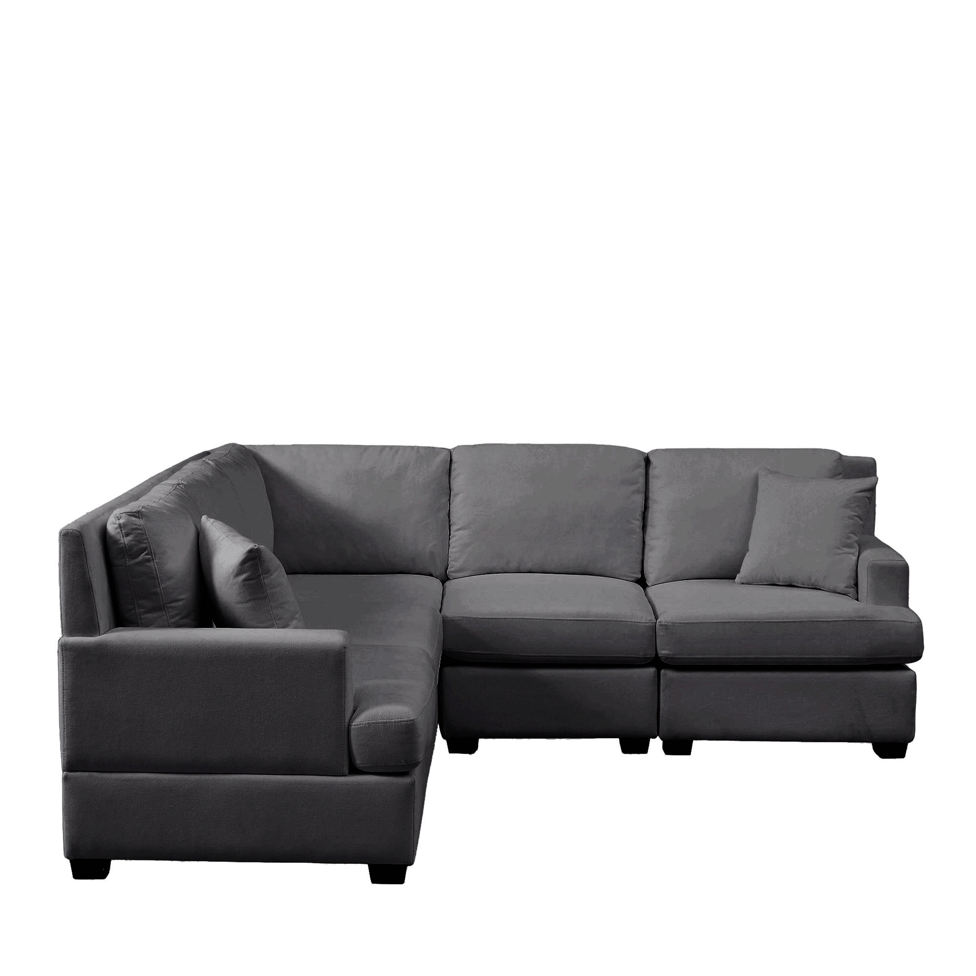 Angel Queen Sofa Set With Sectional Modular Sofa And Swivel Accent ...