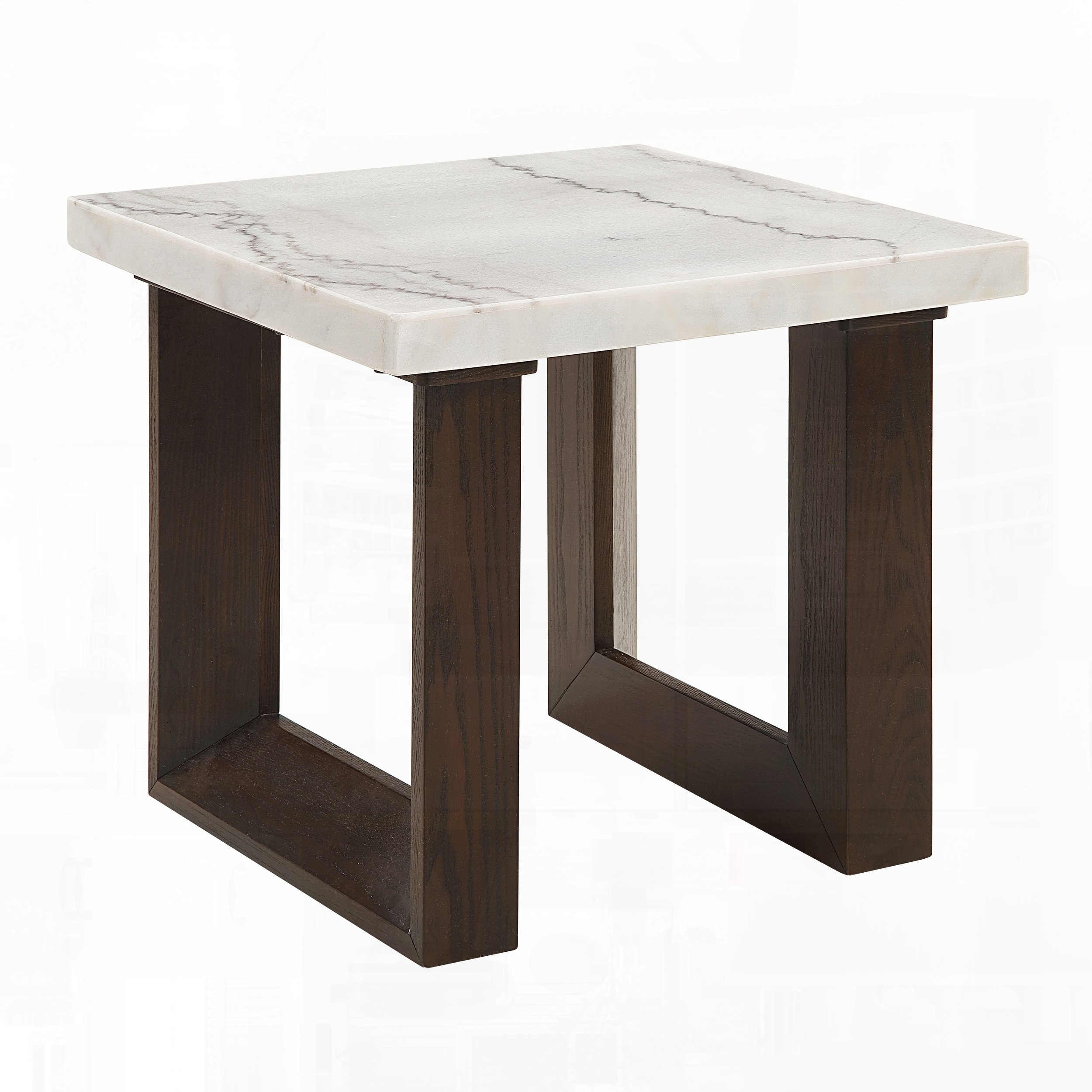 Latitude Run® Natural Top & Finish End Table | Wayfair