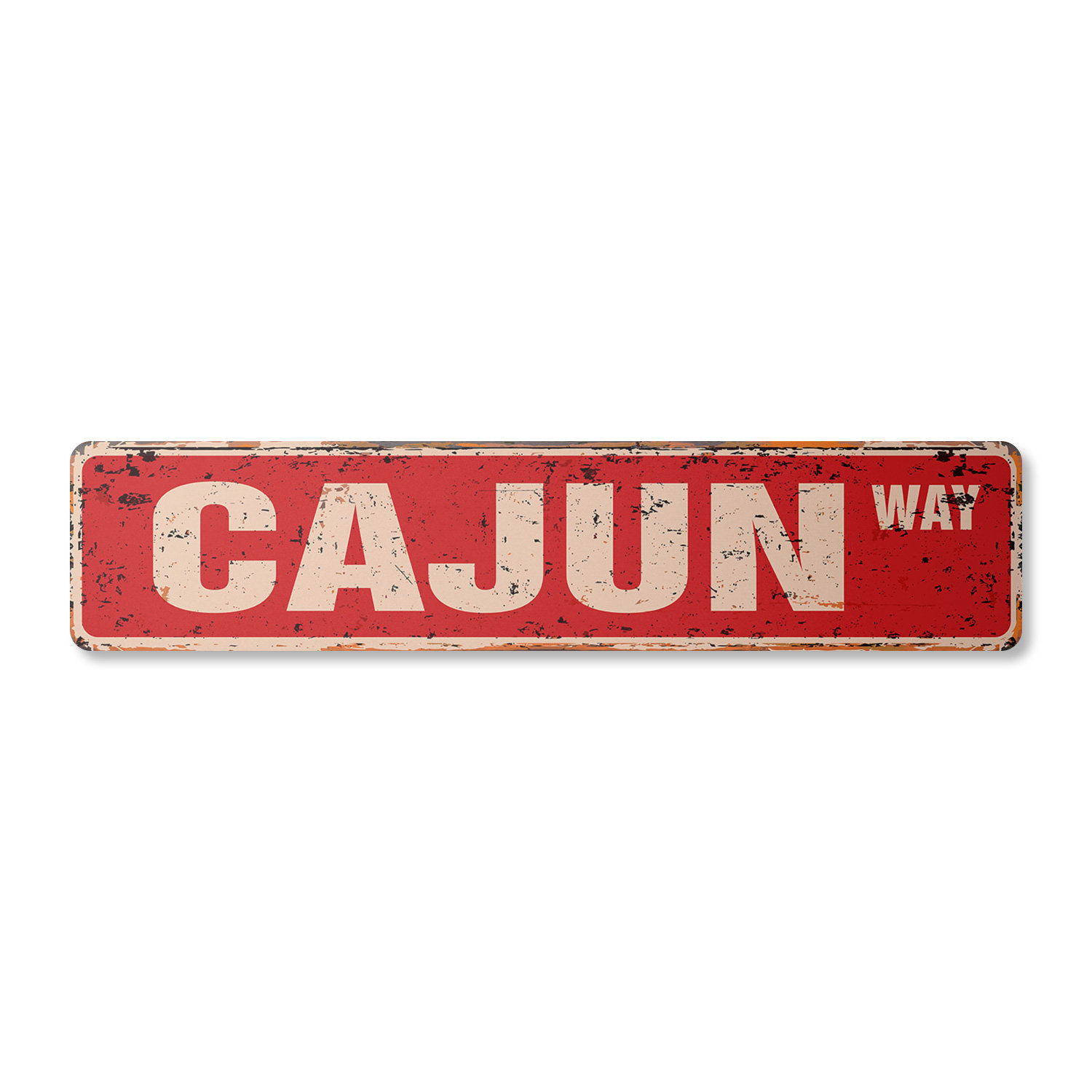 SignMission Cajun Street Sign Aluminum 4" X 18" | Wayfair