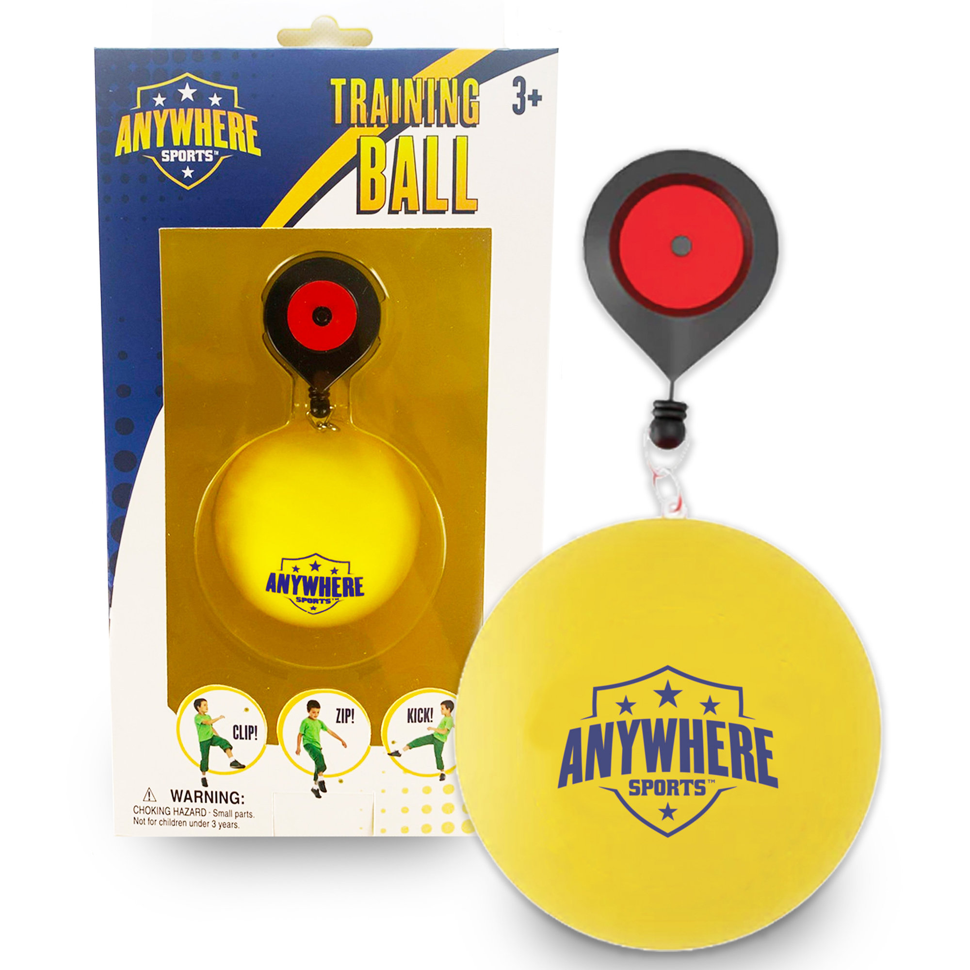 Thin Air Brands Anywhere Sports: Training Ball - 3-In-1 Leash Clip On ...