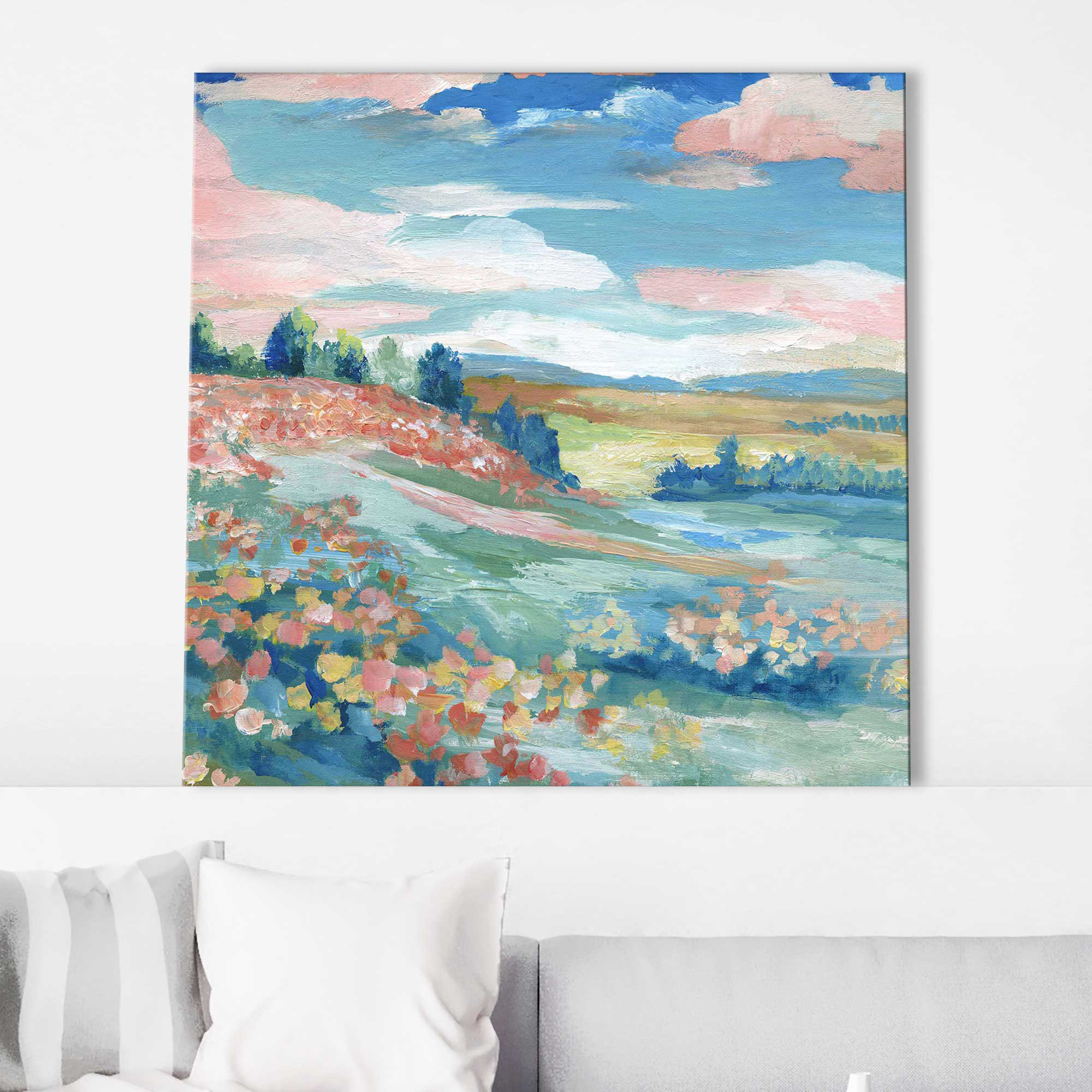Red Barrel Studio "Pastoral View" By Nan Print On Canvas - Wayfair Canada